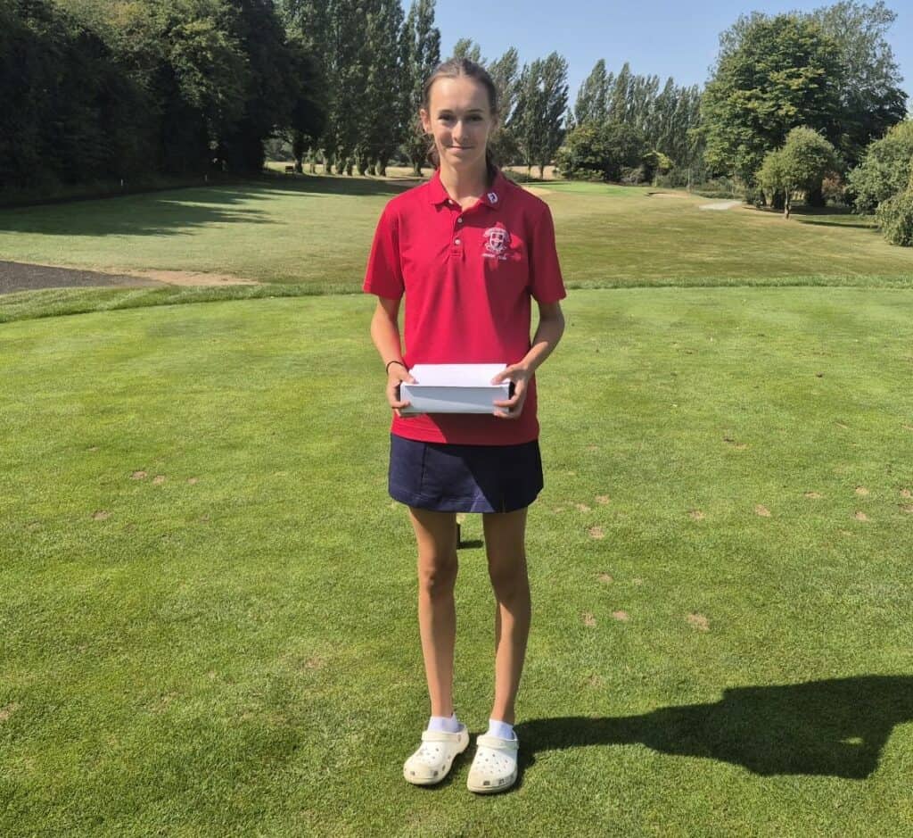 Darcie West of Sandy Lodge Takes Girls County Championship – Hertfordshire Golf